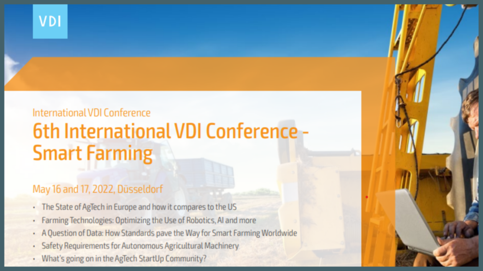 6th International VDI Conference - Smart Farming - ATLAS | AGRICULTURAL ...